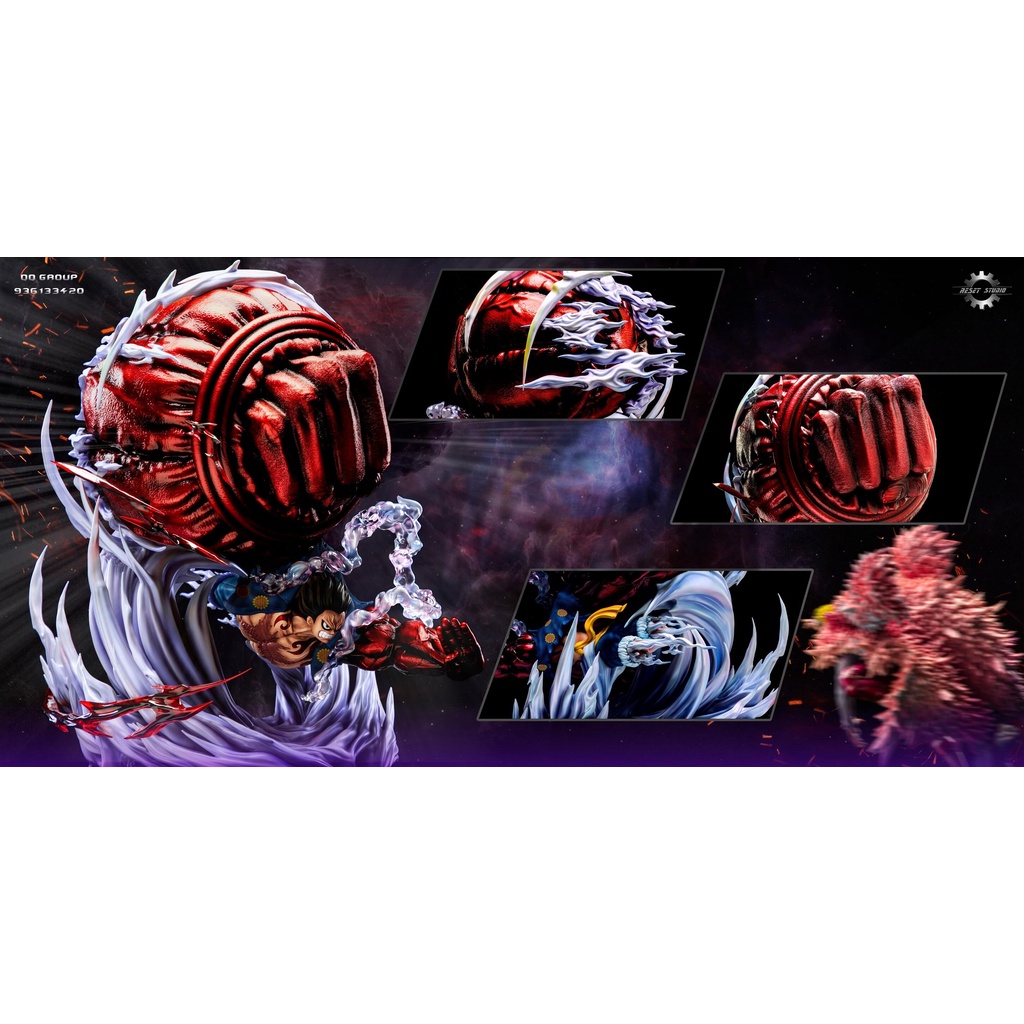 Reset Studio - POP MAX Scale One Piece Gear 4th Luffy One Piece GK ...