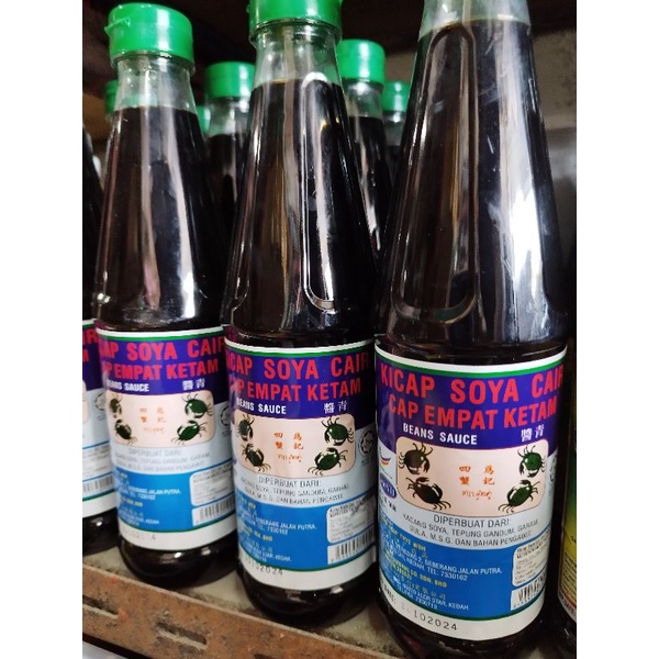 Kicap Soya Cair Cap Empat Ketam 630ml | Shopee Malaysia
