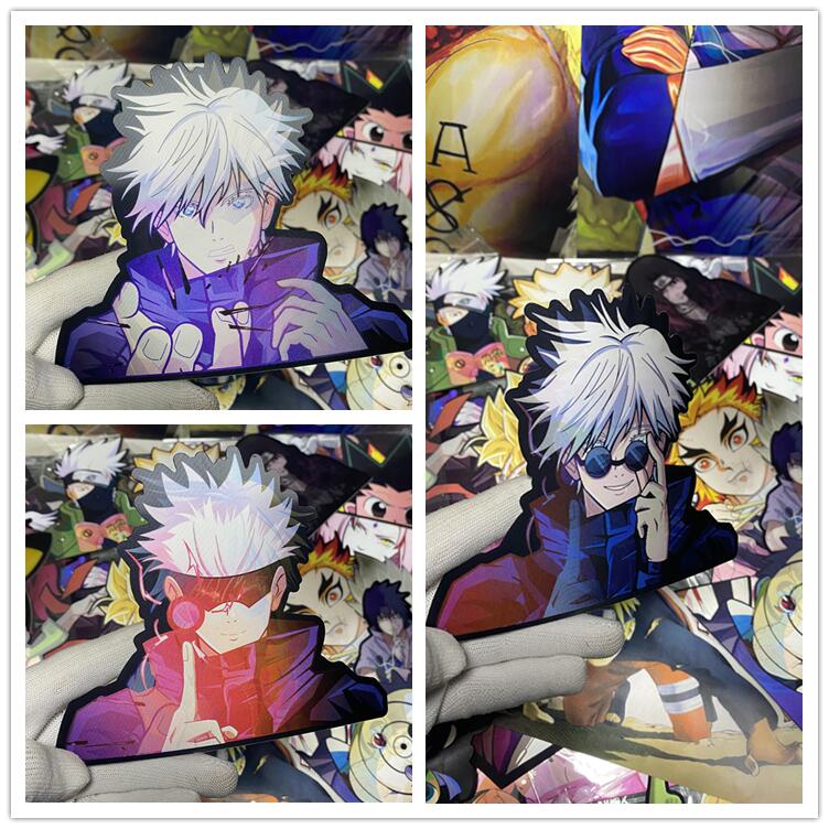 Jujutsu Kaisen Anime 3D Motion Car Stickers 3D Lenticular Waterproof ...