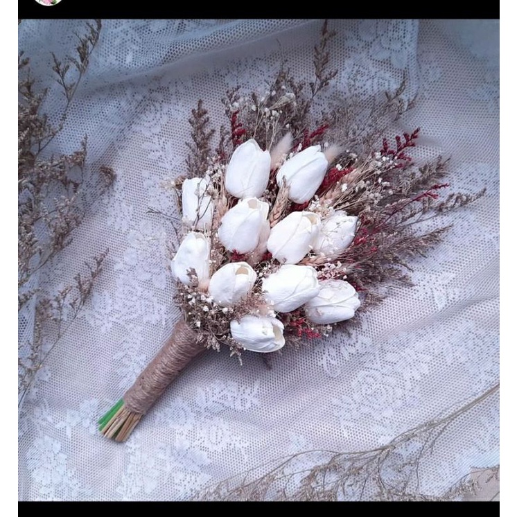 [KIPAS boleh +] Bunga tangan bawah 50 | Wedding bouquet | Bunga tangan ...