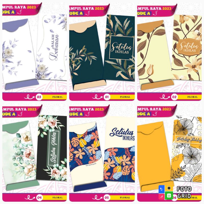 SAMPUL RAYA MURAH 2023 SAMPUL DUIT RAYA SAMPUL RAYA VIRAL (1PEK ADA ...