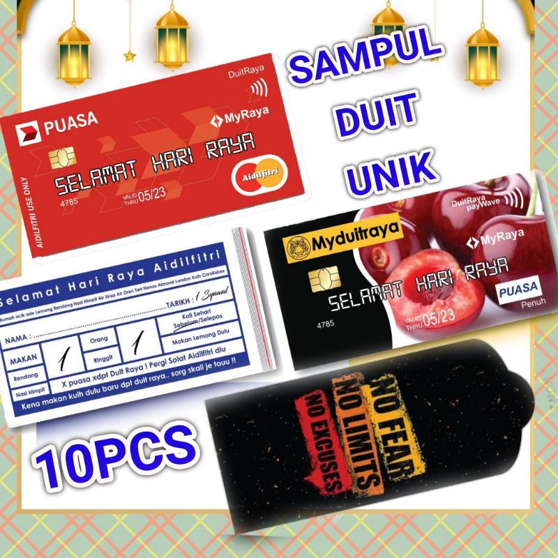 [10PCS] +🎁 Sampul Raya RARE UNIK Sampul Raya Eksklusif Sampul Raya Bank ...