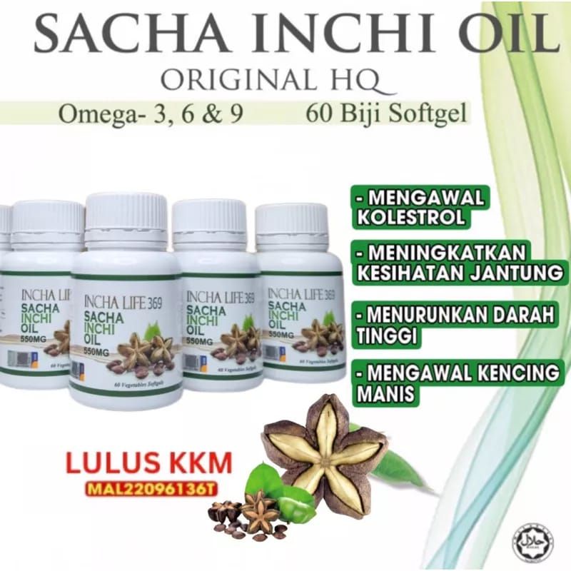 INCHA LIFE 369 SACHA INCHI OIL | Shopee Malaysia