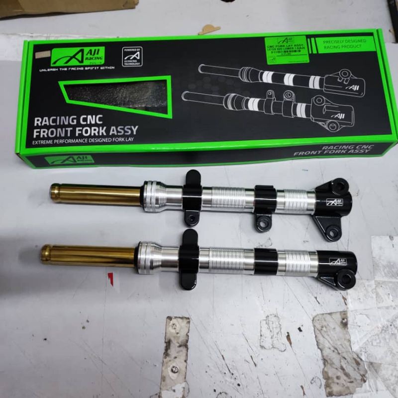 GOLD Fock AJI RACING FRONT LAY FORK SET PNP LC135 4S / Y15 & Y16 ...