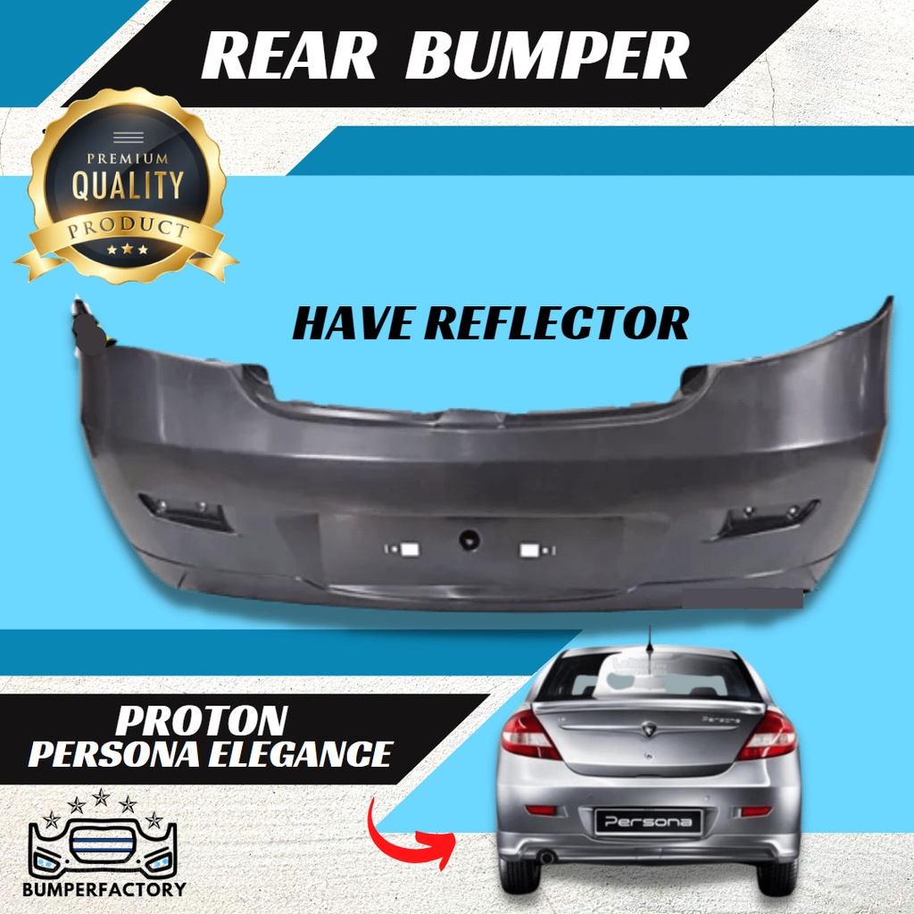 Proton Persona 2009 Rear Tail Bumper Belakang No Skirt Model Fastlink ...
