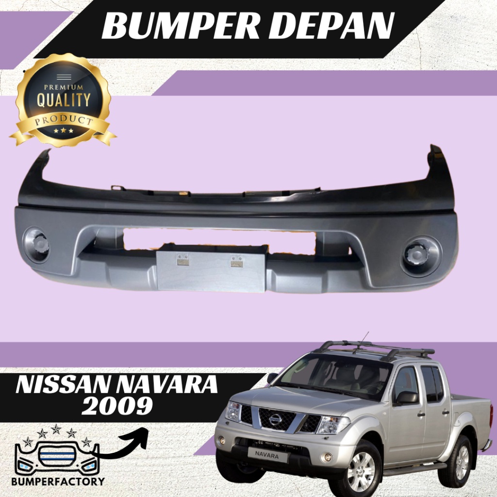 Nissan Navara D40T 2009 Front Bumper Depan Pp Material New High Quality ...