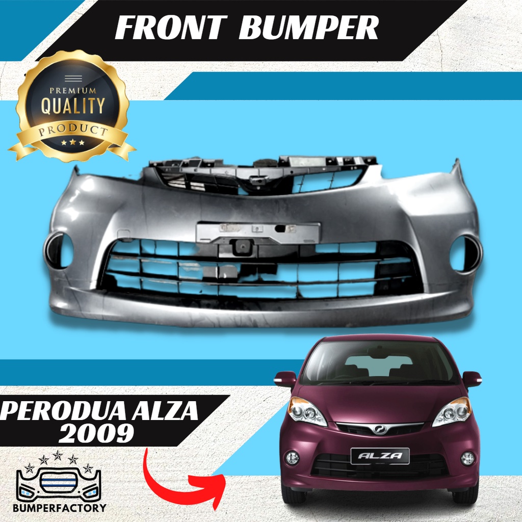 Perodua Alza 2009 Front Bumper Depan Plastic Pp Material Plastik 100% ...