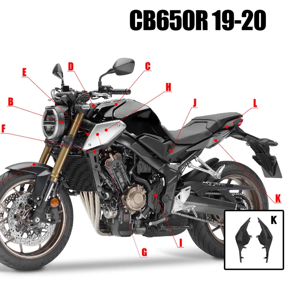 For Honda CBR 650 R CB 650R 2019 2020 CBR650R CB650R Seat Side Cover ...