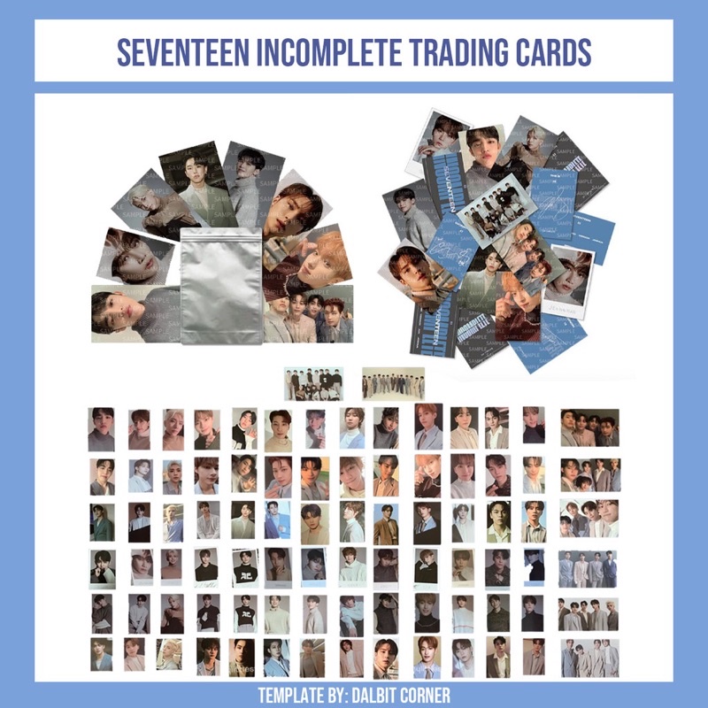 [Ready Stock] Seventeen SVT Incomplete Concert Trading Card tc Photocard pc Jeonghan Wonwoo ...