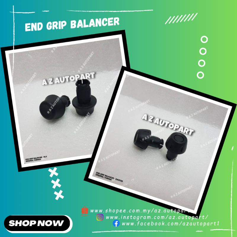 🔥💯% ORIGINAL YAMAHA🔥 BALANCER HANDLE @ END GRIP ( EXCITER / HLY ...