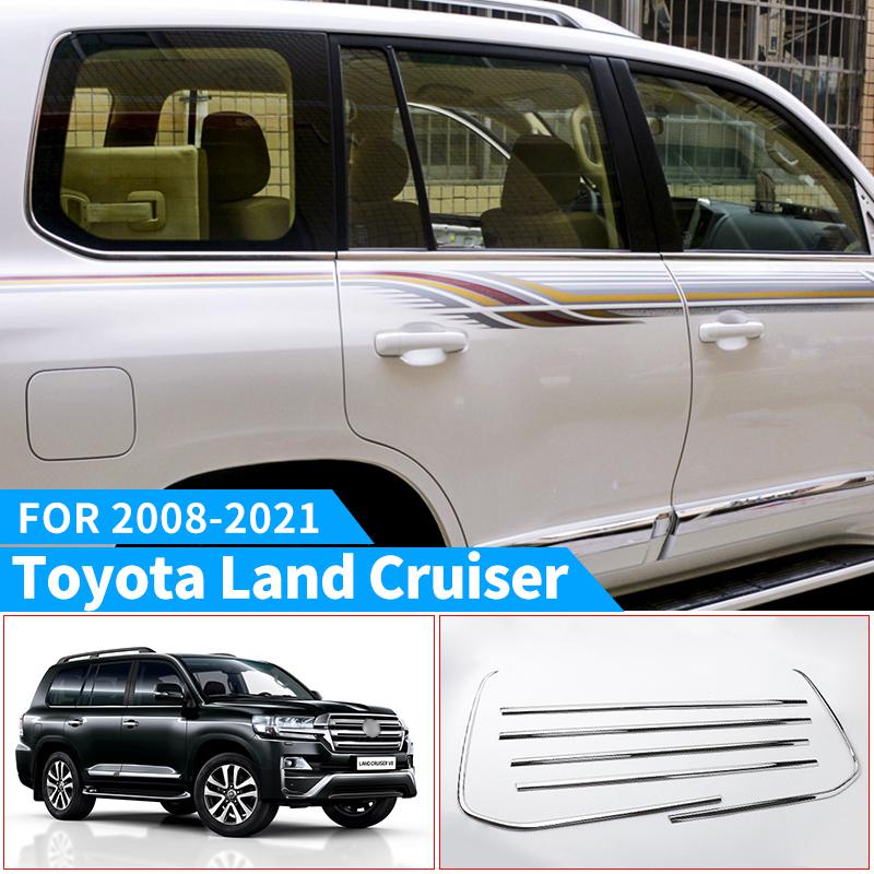 For Toyota Land Cruiser 200 2008-2021 2020 2019 Window Stainless Steel ...