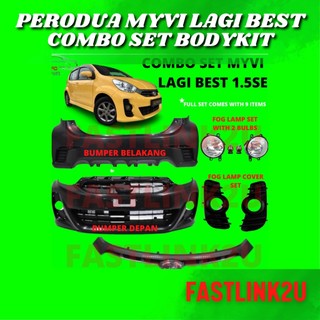 Bodykit Perodua Myvi Lagi Best 2011 Se Full Set Bumper Bodykit Combo ...