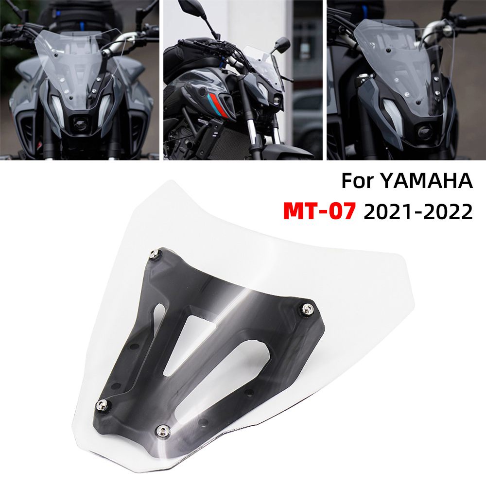 REALZION Motorcycle Windshield Windscreen Wind Shield Screen Deflector ...