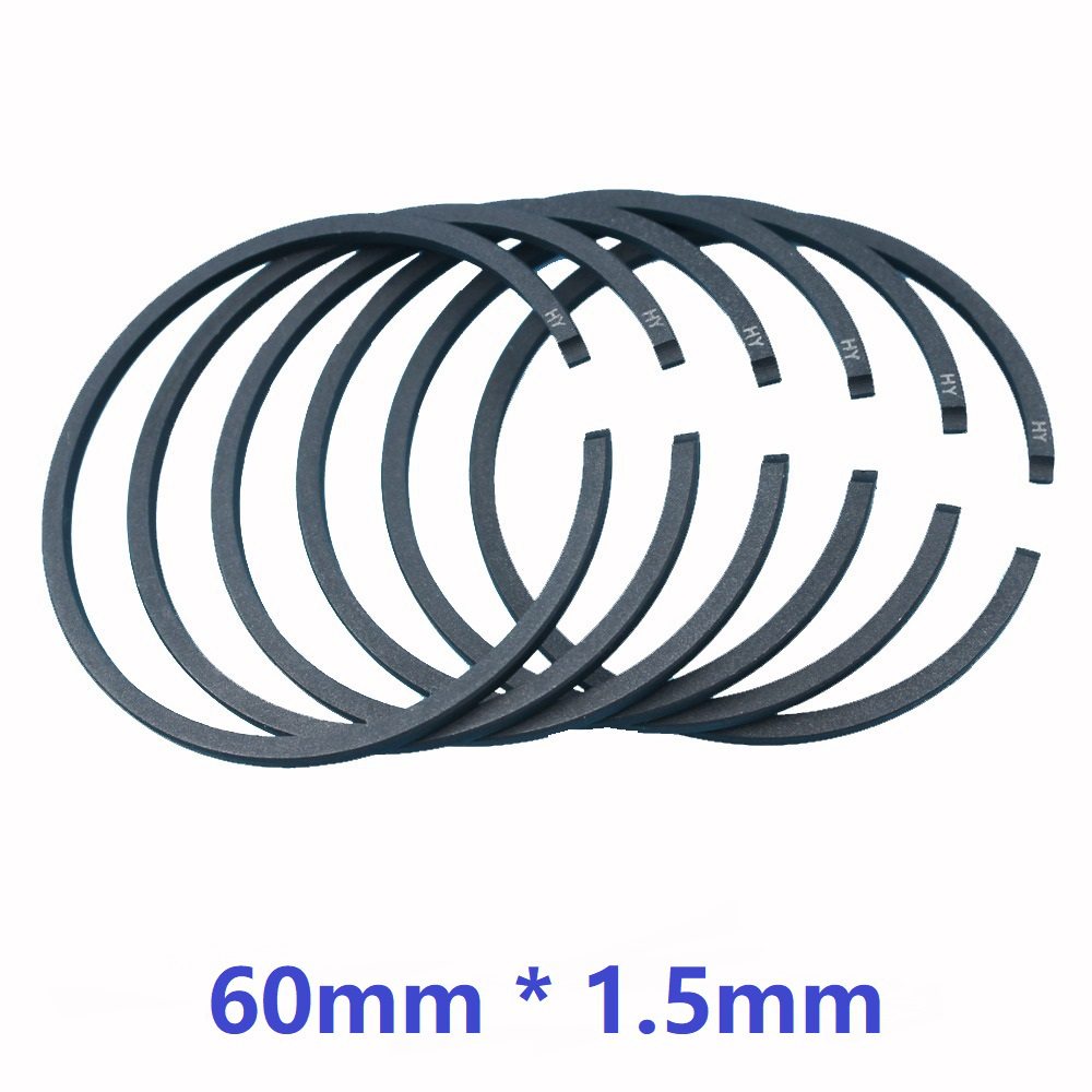6pcs/lot 60mm x 1.5mm Piston Ring Rings Kit For Husqvarna 3120 3120XP ...