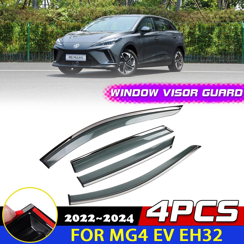 Windows Door Visor for MG 4 MG4 MuLan EH32 2022 2023 2024 Deflector Smoke Guards Cover Awnings ...