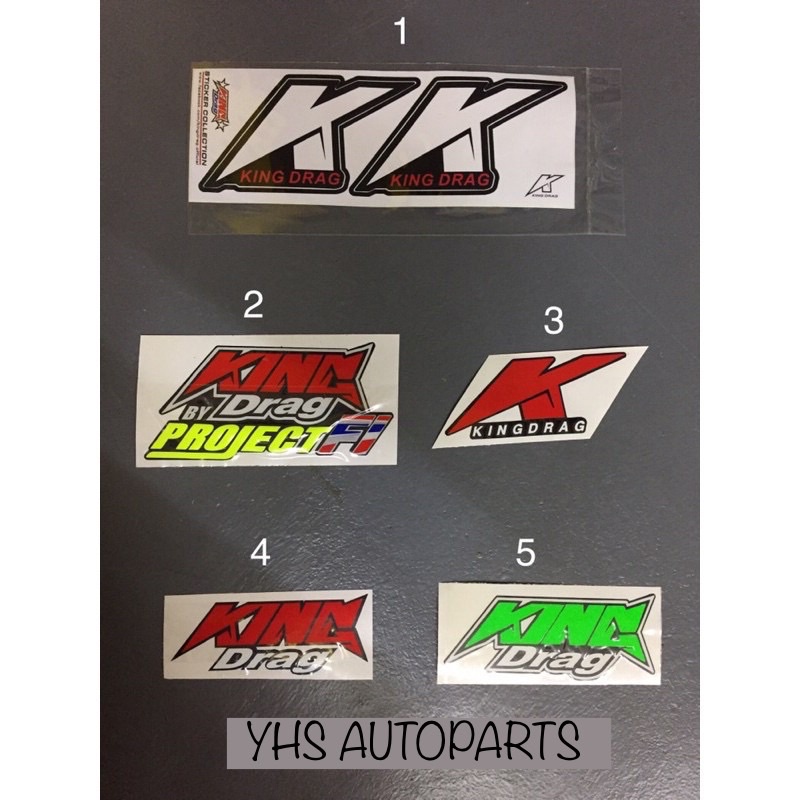 Sticker Motor Sticker King Drag Sticker KingDrag | Shopee Malaysia