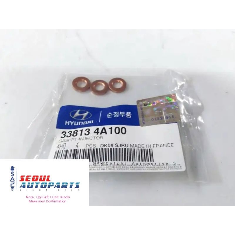 WASHER Fuel Injector = Hyundai Starex A2 (2012-2021) # 338134A100 ...