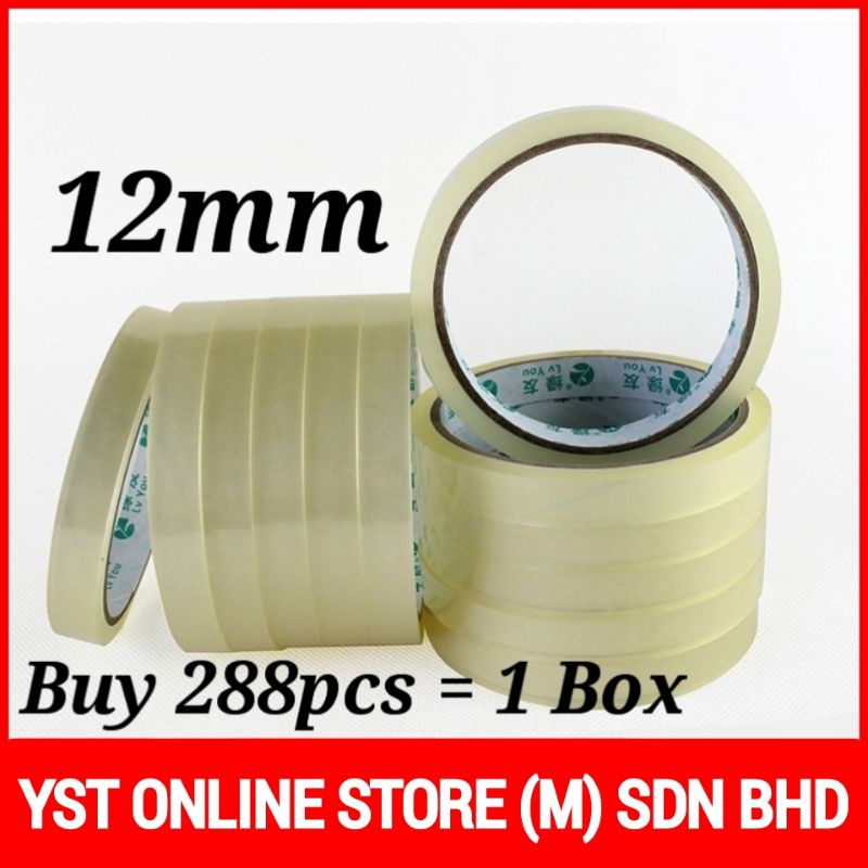 Yst Online Store Opp Stationery Tape 12mm Cellophane Salotape Cellotape ...