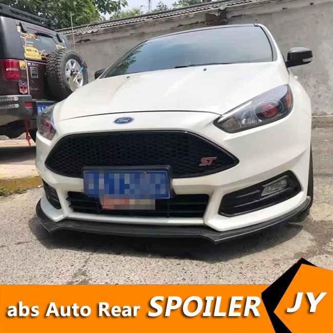 For Ford Focus ST Body kit spoiler 2016-2018 For Focus ST ABS Rear lip ...