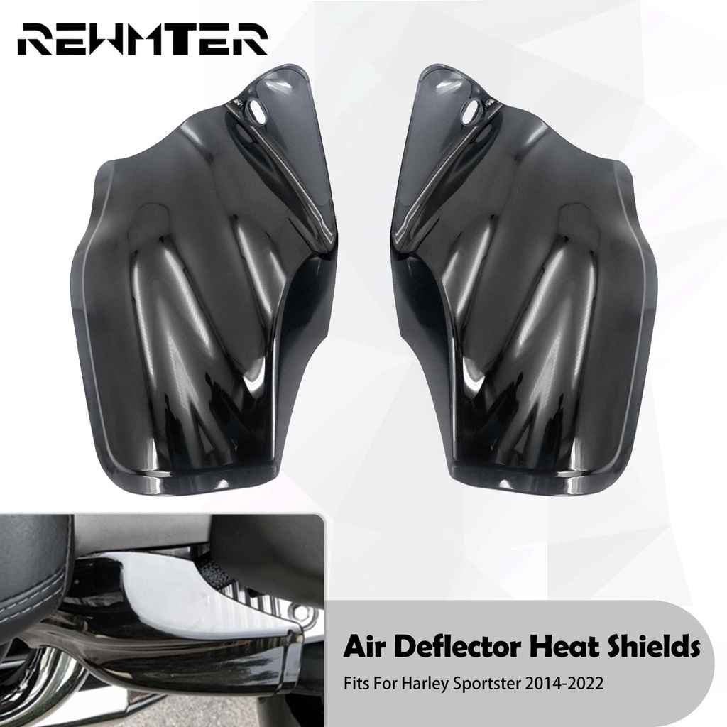Motorcycle Reflective Saddle Shields Air Heat Deflector Plastic For ...