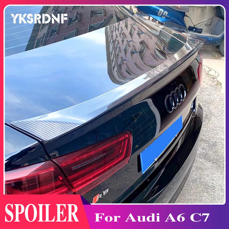 New Design For Audi A6 C7 Big Spoiler 2012 2013 2014 2015 2016 2017 2018 A6L Original Car ABS ...