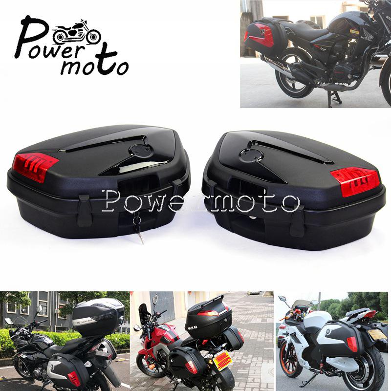 V35 20L 2pcs Side Cases Motorcycle LED Tail Box Side Box Storage Cargo ...
