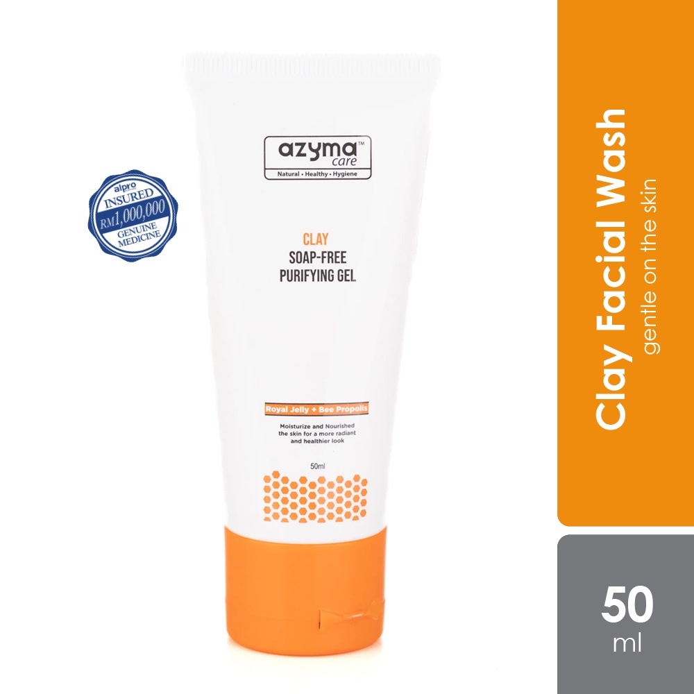 Azyma Care Clay Facial Wash (50ml) | Shopee Malaysia