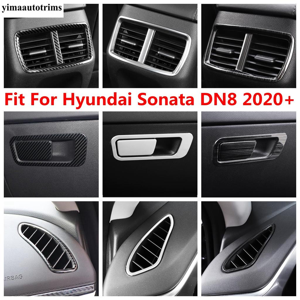 Glove Box Sequin / Dashboard Side Air Vent / Rear Armrest Box AC Outlet Cover Trim Accessories ...