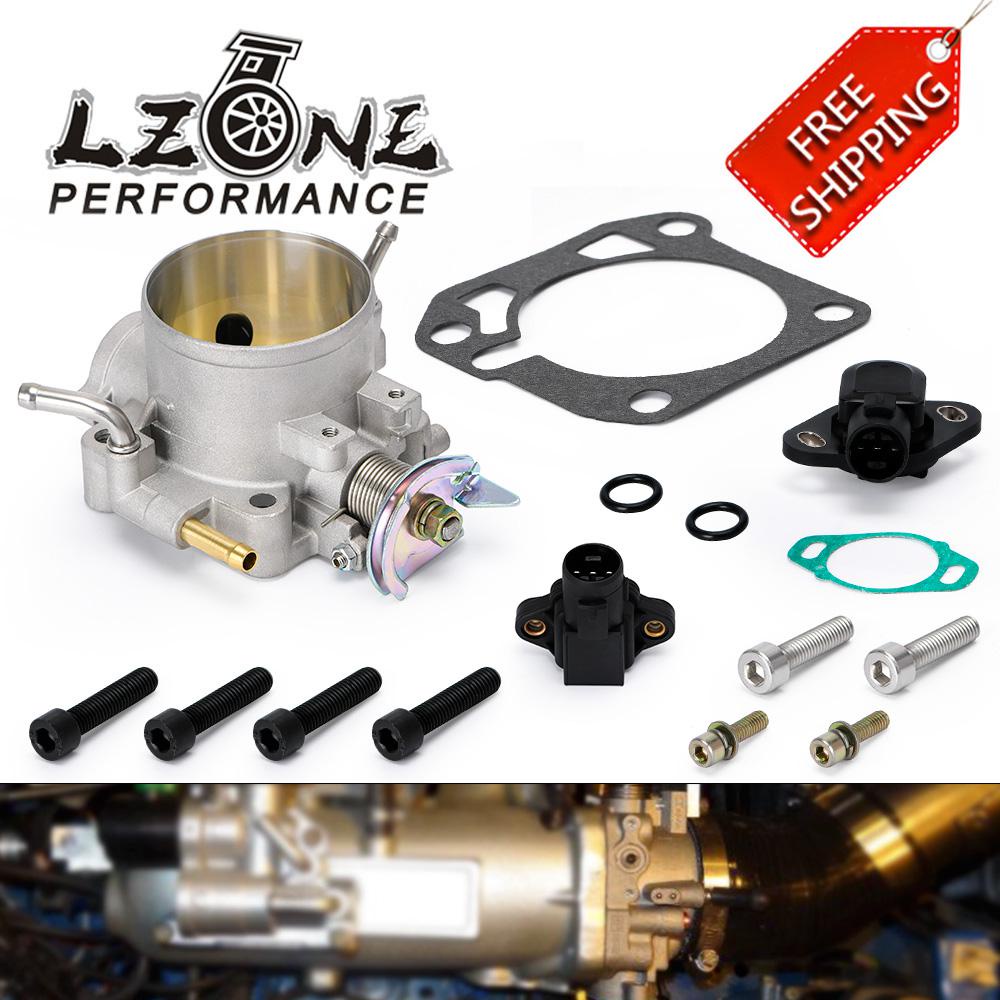 70MM Intake Manifold Throttle Body Kit With TPS & MAP Sensor for Honda ...