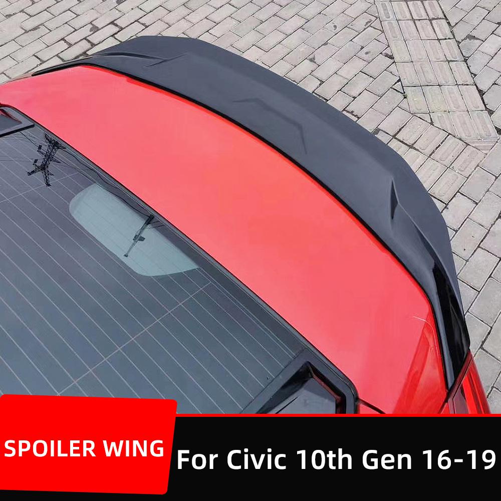 For Honda Civic 10th Gen Sendan 4 Door Rear Trunk Lid Boot Car Spoiler ...