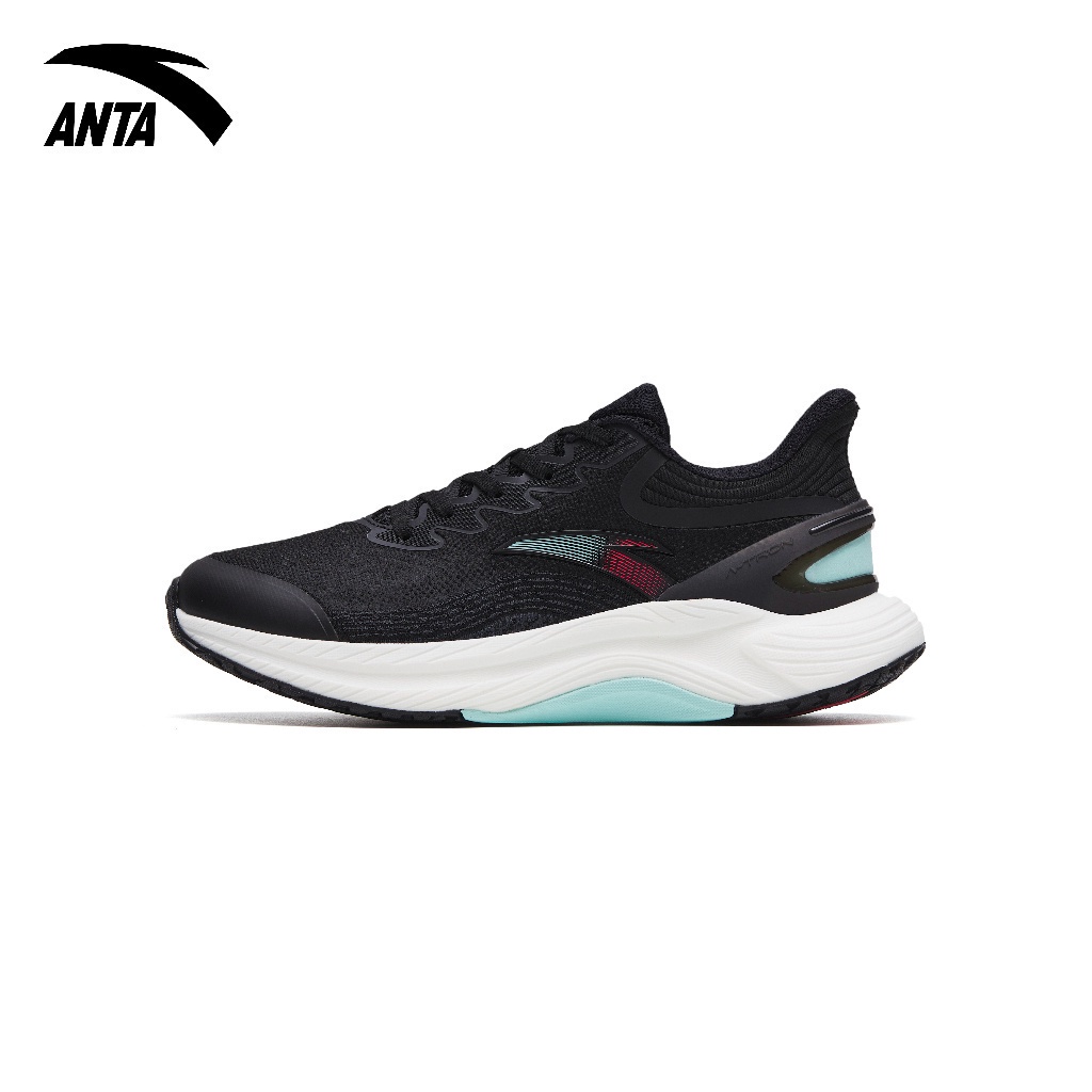 ANTA Women A-FLASHFOAM A-TRON 3.0 lite Running Shoes-Black (Kasut ...