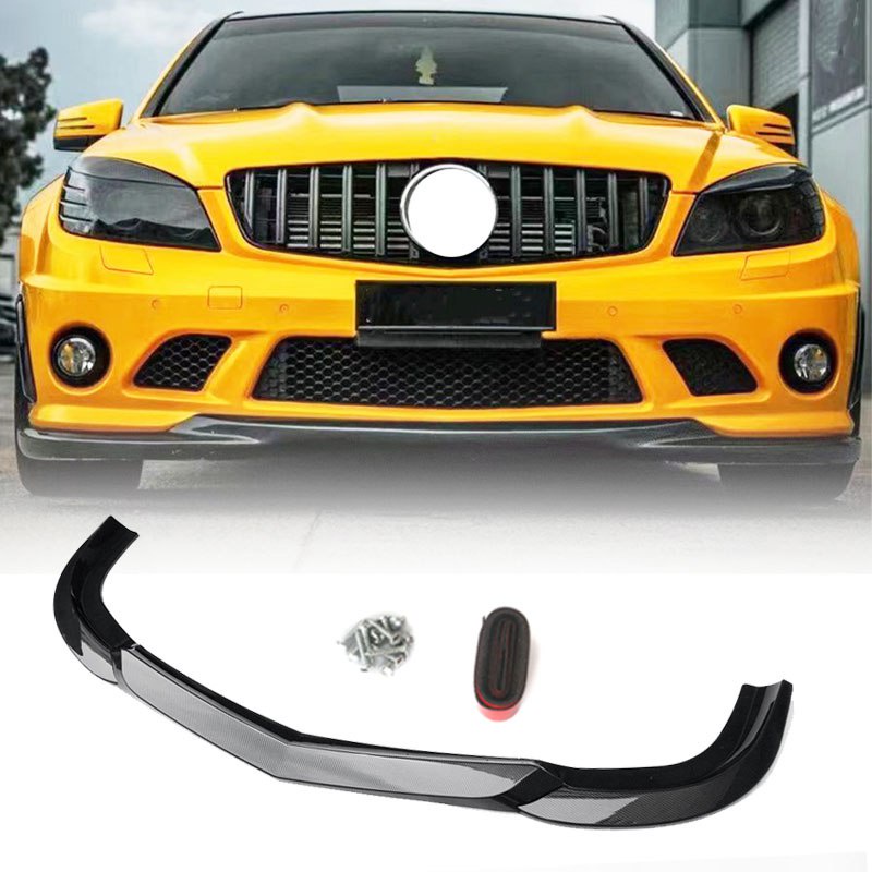 Car Front Bumper Spoiler Lip Lower Splitter Blade Diffuser Body Kit ...