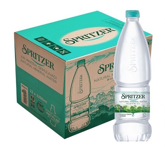 Spritzer Mineral Water 1 Carton 12 x 1.25L (1 carton) | Shopee Malaysia