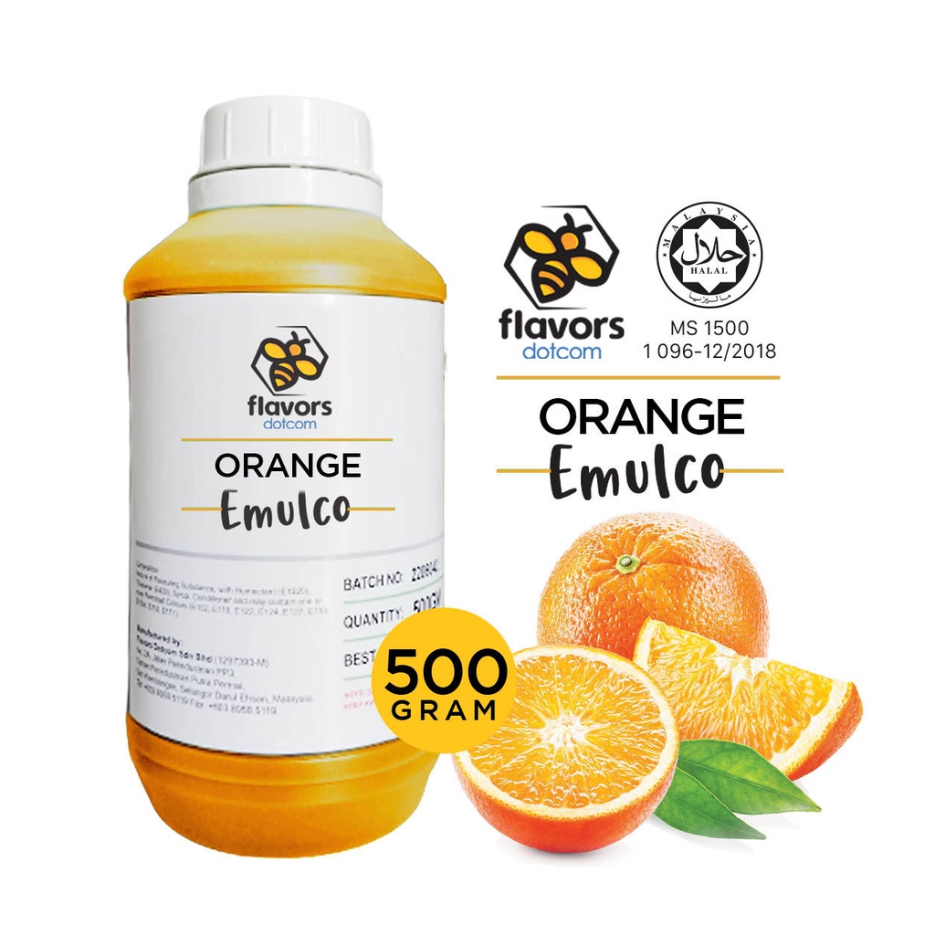 [HALAL] Flavors Dotcom - Orange Emulco (500gm/250gm) | Shopee Malaysia