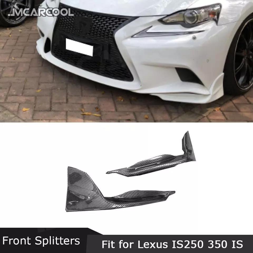Carbon Fiber Front Bumper Splitters FRP Unpainted Flaps Apron for Lexus ...