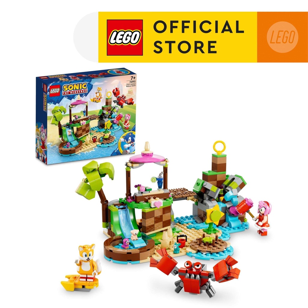 LEGO Sonic the Hedgehog 76992 Amy’s Animal Rescue Island Building Toy ...