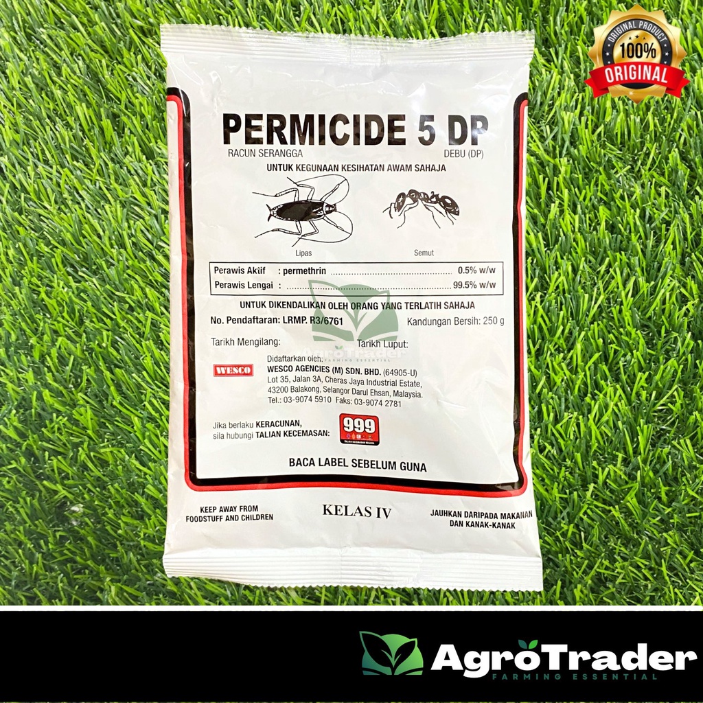 Wesco Permicide 5 DP 250g - carbaryl 5.0% DP (ubat semut serbuk / ants ...