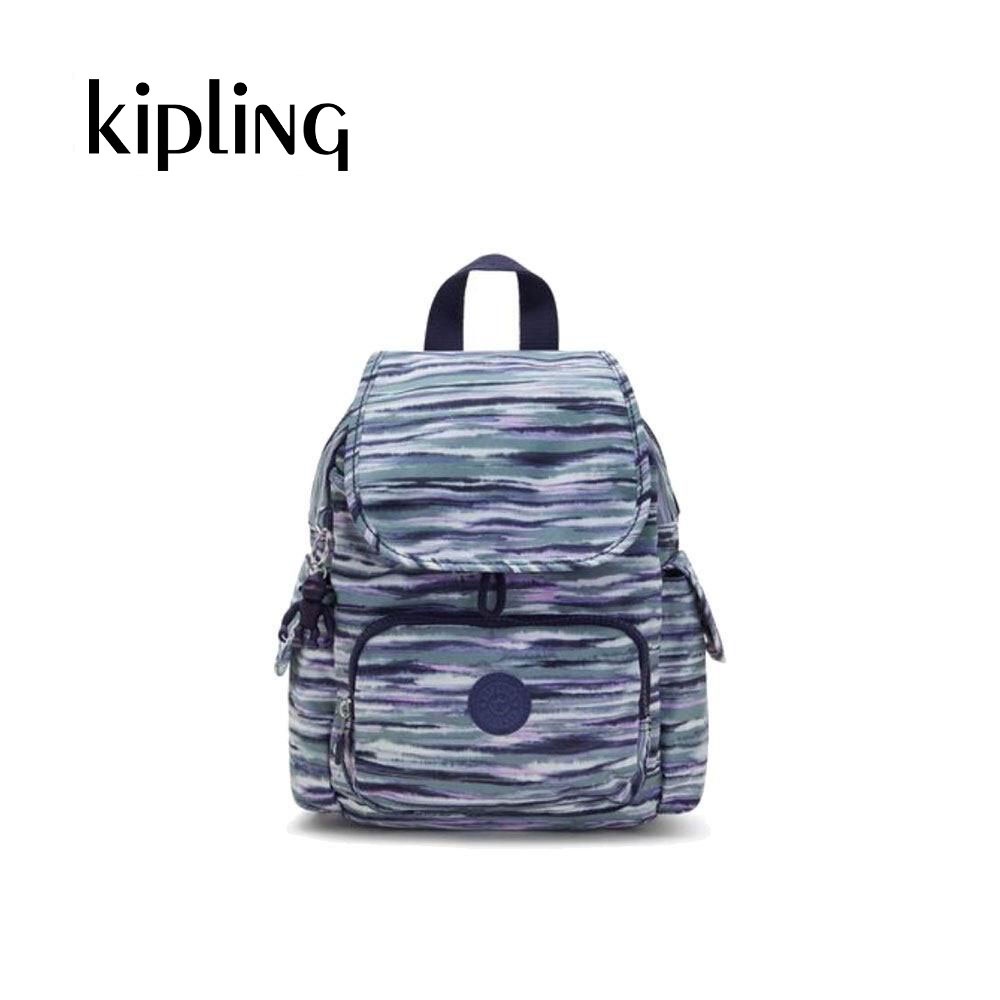 Kipling CITY PACK MINI Brush Stripes Backpack | Shopee Malaysia