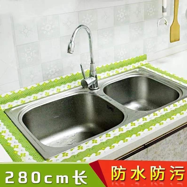 Kitchen Sink Waterproof Sticker Electrostatic Adsorption No Glue Mark ...