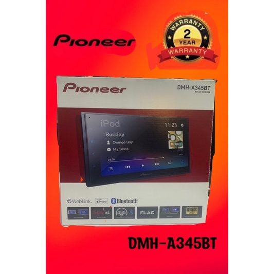 Pioneer DMH-A345BT - 7inch Car Player with Mirroring / Weblink ...