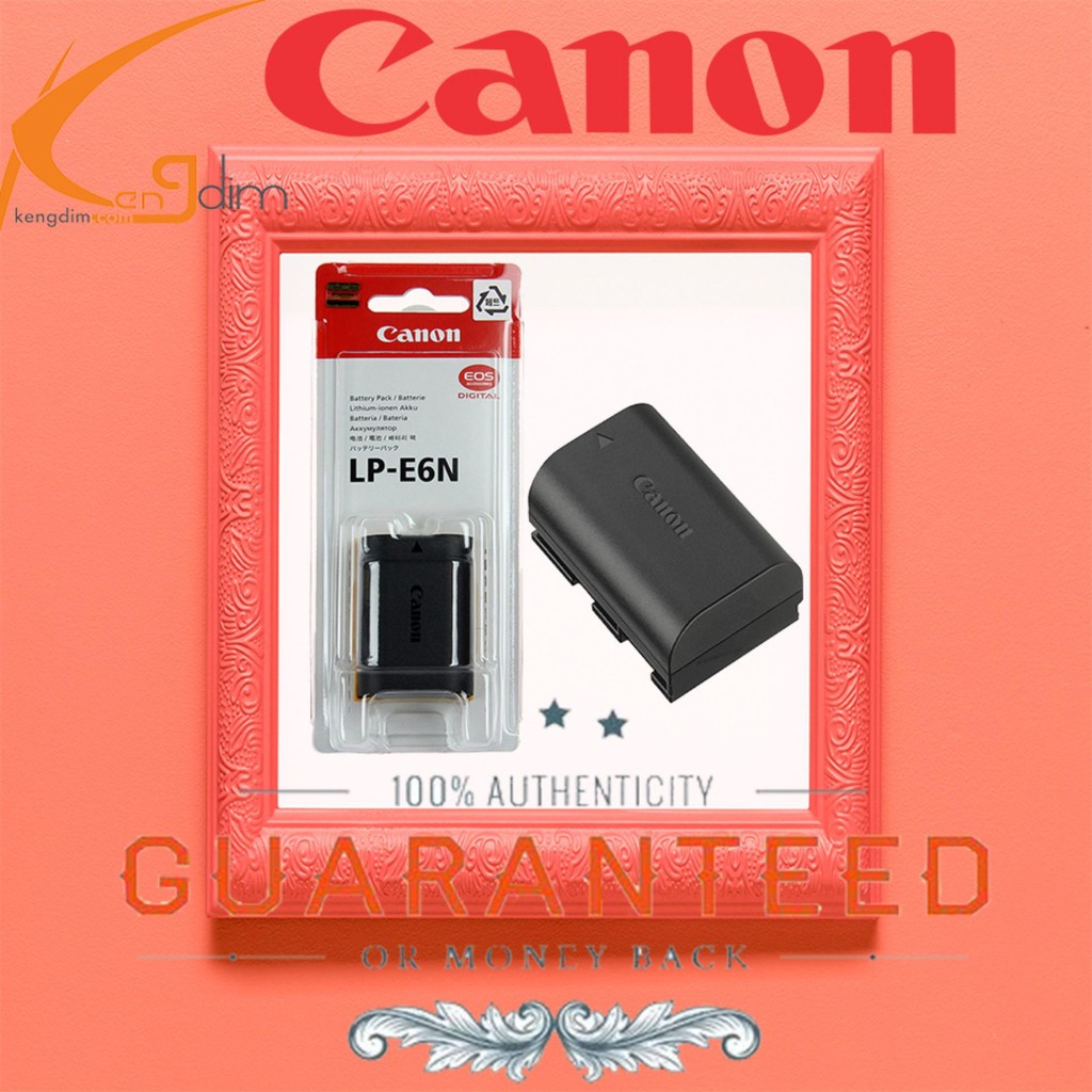 Original Canon LP-E6N Lithium-Ion Battery Pack (7.2V, 1865mAh) | Shopee Malaysia
