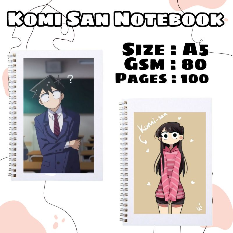 Komi San Notebook Spiral A5 book | Shopee Malaysia