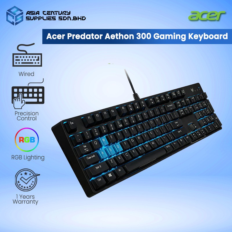 ACER PREDATOR AETHON 300 GAMING KEYBOARD | Shopee Malaysia