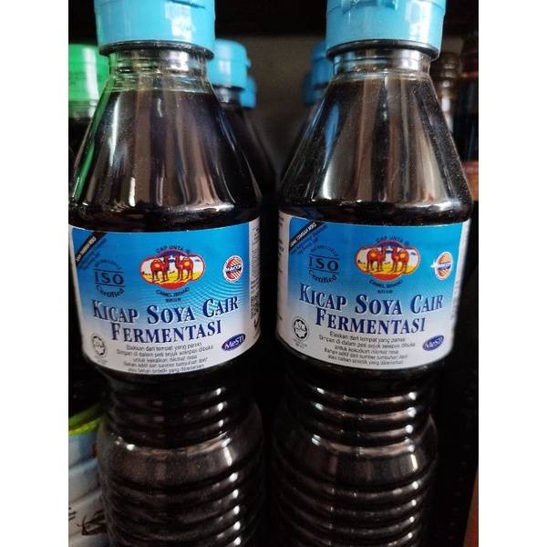 Kicap Soya Cair Fermentasi Cap Unta / Camel Brand Cap Unta Fermented ...