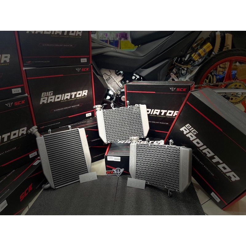 SCK RACING BIG RADIATOR RS150&RSX/Y15/LC134 4S & 5S SCK Racing C-Tru ...