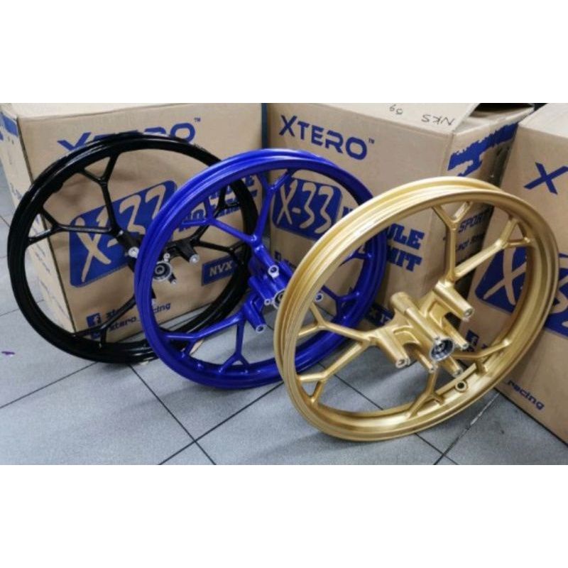 SPORT RIM NVX155 V1/V2 XTERO X-33 XTERO X-6 100%Orignal 17inch SIAP ...