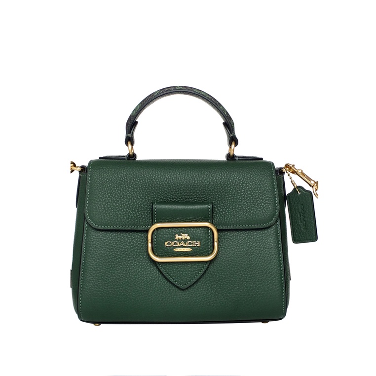Coach Morgan Top Handle Satchel - Everglade | Shopee Malaysia
