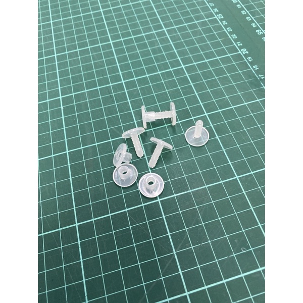 Factory direct sales POM acrylic transparency plastic screw fastener ...