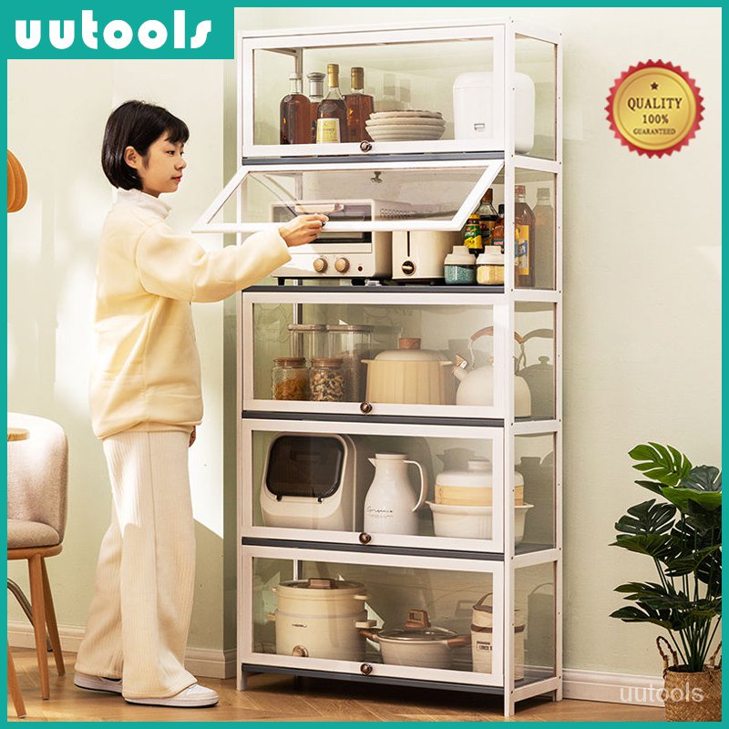 cabinet acrylic transparent display cabinet sideboard locker kitchen ...