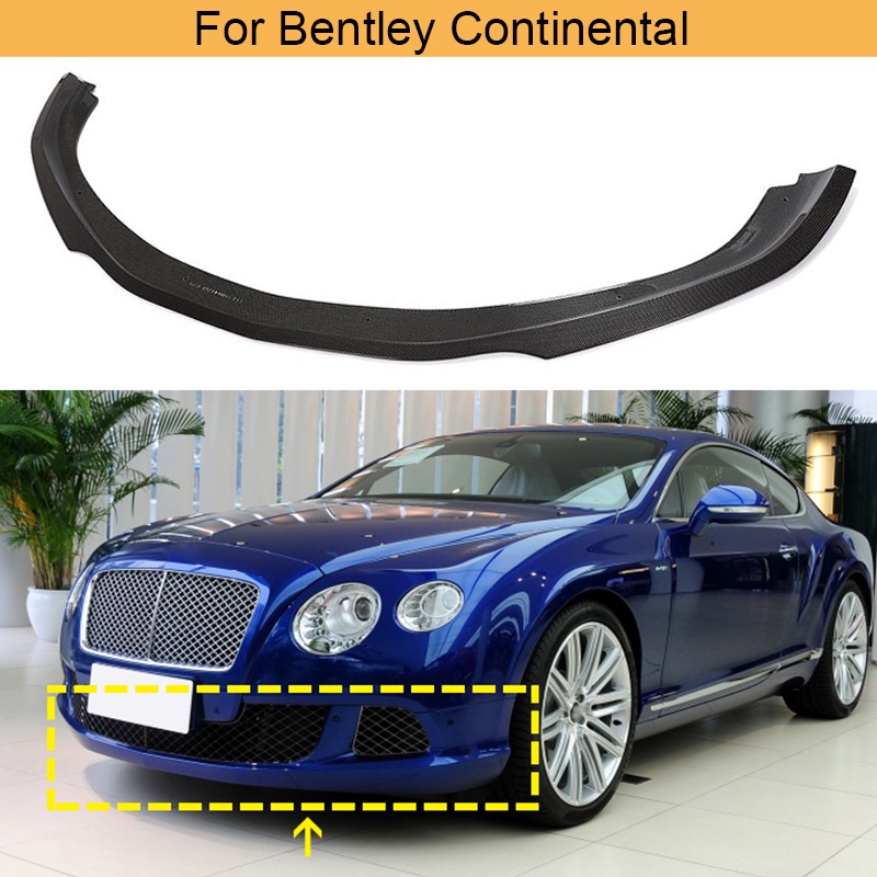 Car Front Bumper Lip Chin Spoiler for Bentley Continental 2012 - 2014 ...